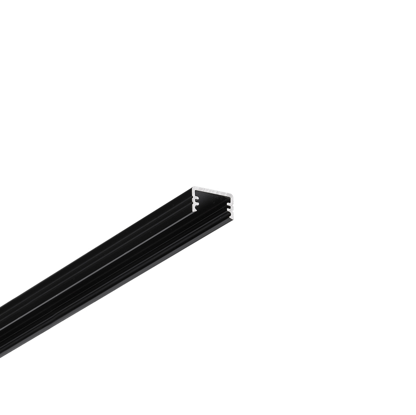 LED profile SLIM8 AC2/Z 1000 black anod. /plastic bag - TOPMET