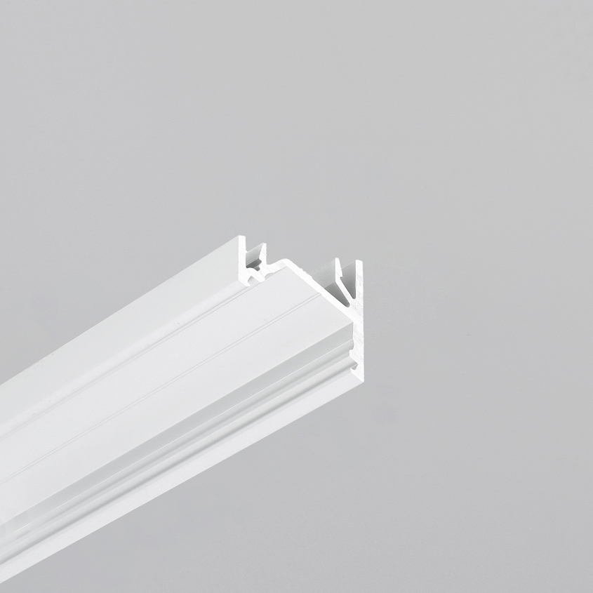 LED profile CORNER12.v2 EF/U 4050 white painted /plastic bag - TOPMET