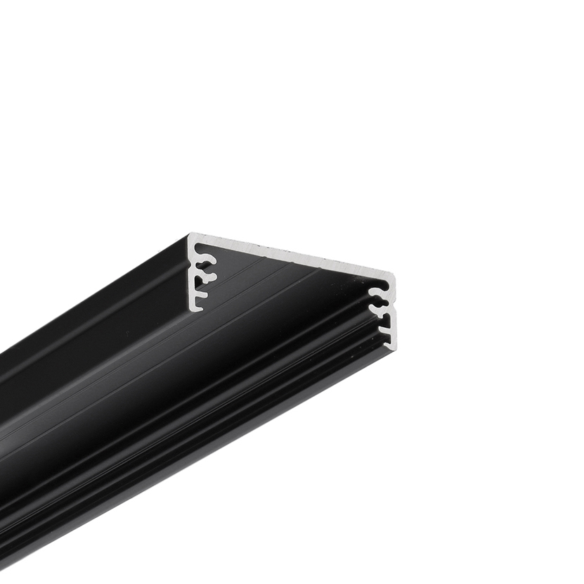 LED profile WIDE24 G/W 1000 black anod. /plastic bag - TOPMET