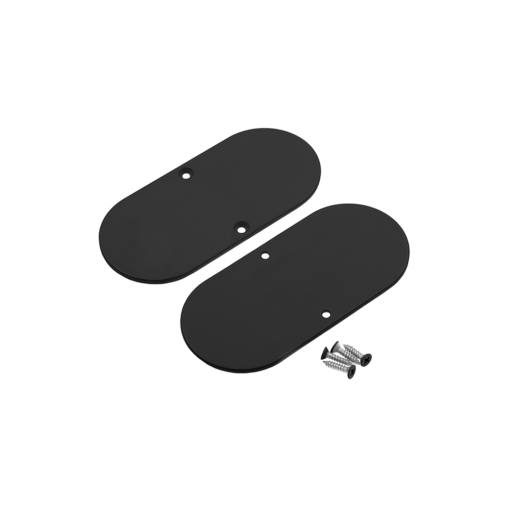 end cap NAMI23-D9 metal black painted [2pcs] - TOPMET