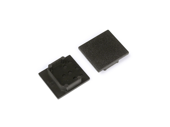 end cap LINEA20 black [20pcs] - End caps - TOPMET