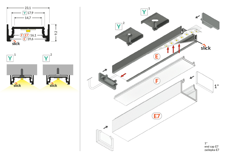 SURFACE.v2 - new release of surface LED profiles - TOPMET